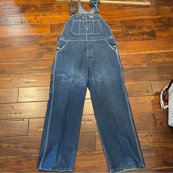Dickies | Jeans | Dickies Mens Denim Carpenter Blue Bib Overalls ...